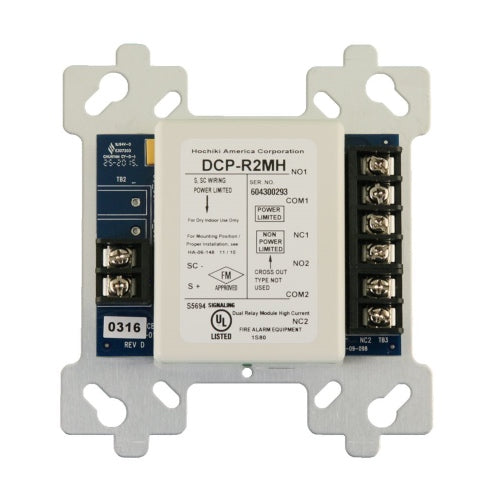 Hochiki DCP-R2MH Dual Relay Module 8 AMPS — Nova Star Supply