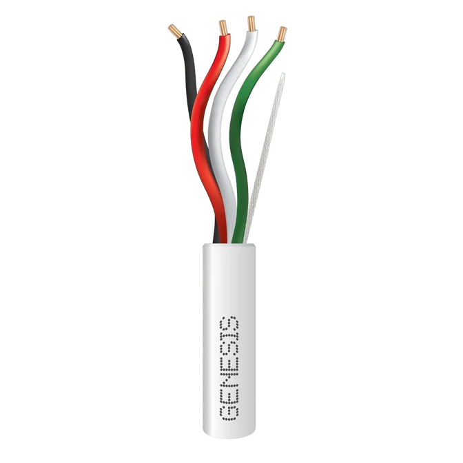 Genesis 22 AWG 4C Str Riser, White, 500 ft. Pull Box 21045501 GENESIS ...
