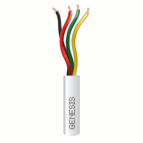 Genesis 22 AWG 4C Sol Riser, White, 500 ft. Pull Box 22AWG-4C-21035501 ...