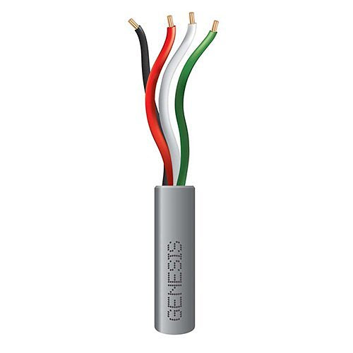Genesis 22 AWG 4C Str Riser, Gray, 1000 ft. Pull Box 22AWG-4C-str-2104 ...