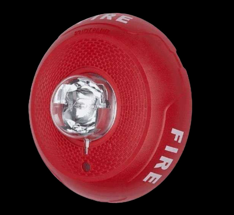 SCRLED SYSTEM SENSOR Led Strobe Ceiling Red Fire 2-Wire — Nova Star Supply