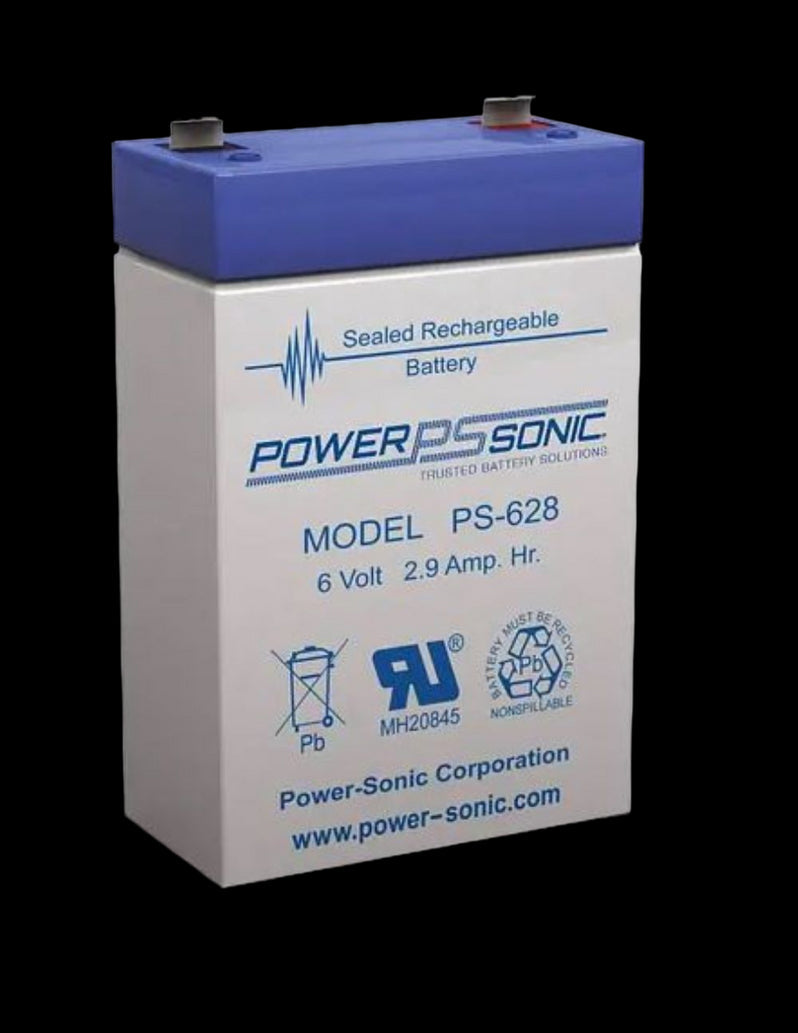 PS-628 F1 POWER SONIC 6V 2.9AH Battery — Nova Star Supply