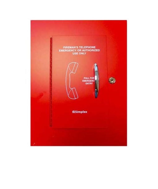 Simplex 2975-9053 Red Firefighter Phone Backbox — Nova Star Supply