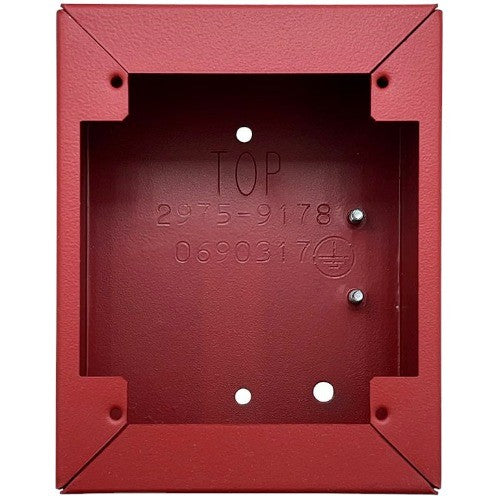 2975-9178 SIMPLEX Red Surface Mount Steel Box — Nova Star Supply