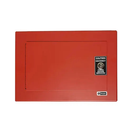 Simplex 2975-9218 Red Cabinet with Solid Door and Lock — Nova Star Supply