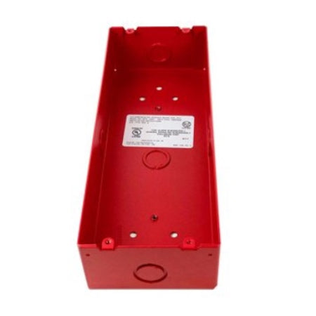Simplex 2975-9461 Red Surface Mount Metal Box for 4606 Series Color To ...