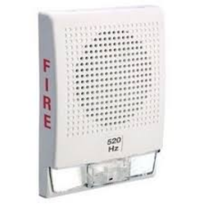 Kidde Commercial G4LFWF-HVM Genesis White Housing Wall-Mount, Low Freq ...