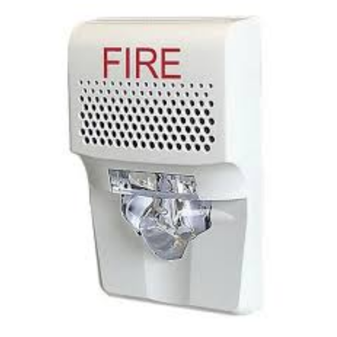 EG1AVRF EDWARDS Genesis Compact Wall Horn/Strobe 15-75 Cd Red Fire ...