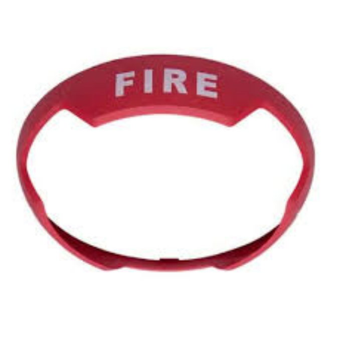 BZRC-F SYSTEM SENSOR Ceiling Strb Red Bezel Kit With Fire — Nova Star ...