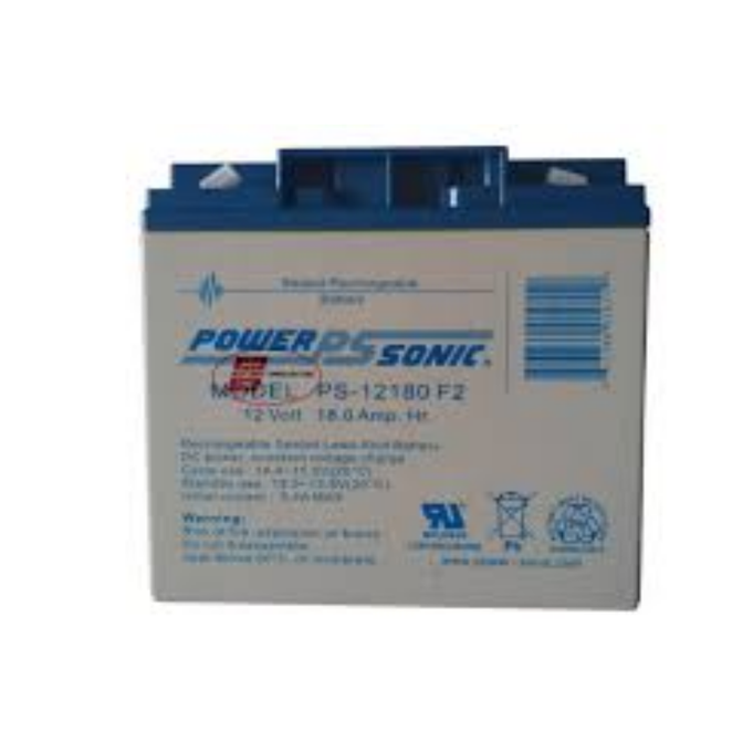 POWER SONIC PS-12180 NB2 Rechargeable Sealed Lead Acid Battery — Nova ...