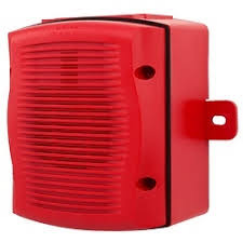 SPRK SYSTEM SENSOR Outdoor Speaker For Wall Installation .Red — Nova ...