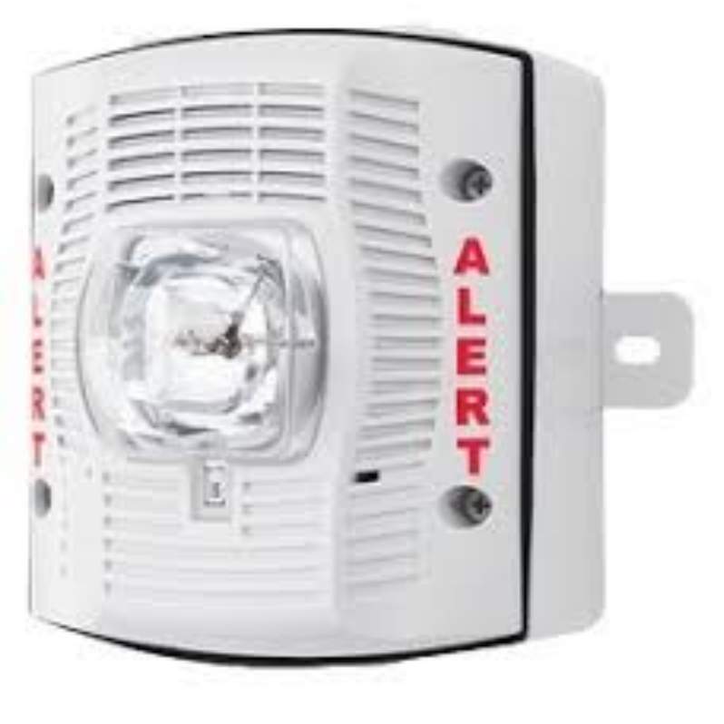 SPSWK-CLR-ALERT SYSTEM SENSOR Outdoor Speaker Strobe Standard cd Clear ...