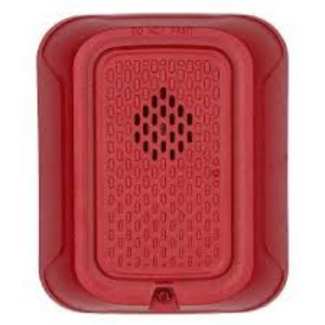 HRL SYSTEM SENSORHorn Wall Mount No Marking Red — Nova Star Supply