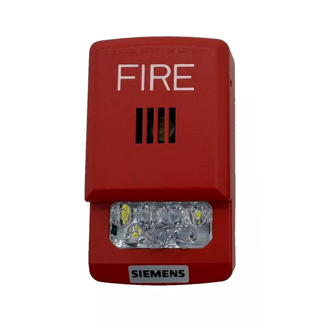 Siemens SL2SPSWR-F Speaker-Strobe Wall Red W/Fire — Nova Star Supply
