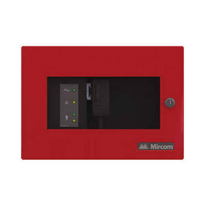 Secutron AUDMAX-RM Remote Microphone: Backbox, Red Door, Microphone, R ...