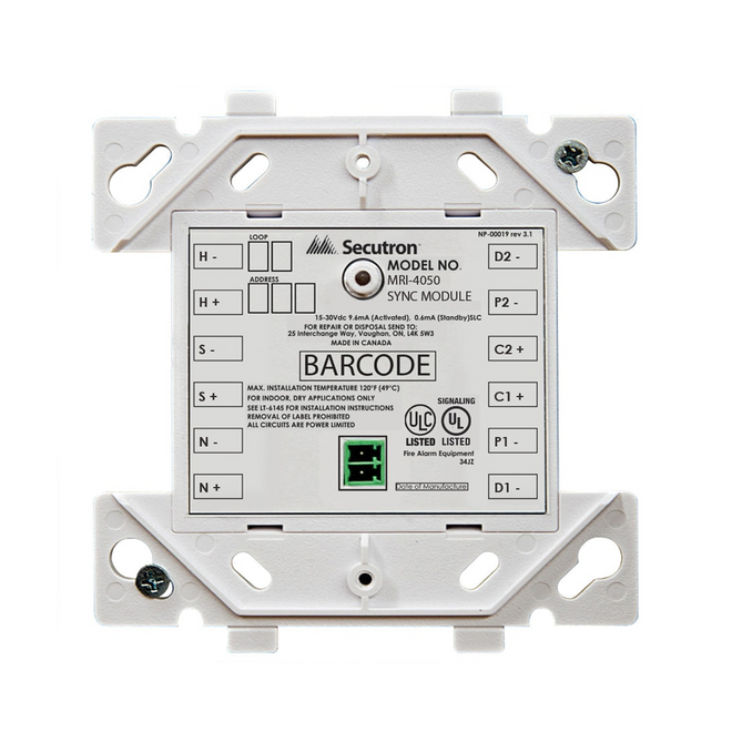Secutron MRI-4050 Secutron 4000 Series Sync Module — Nova Star Supply