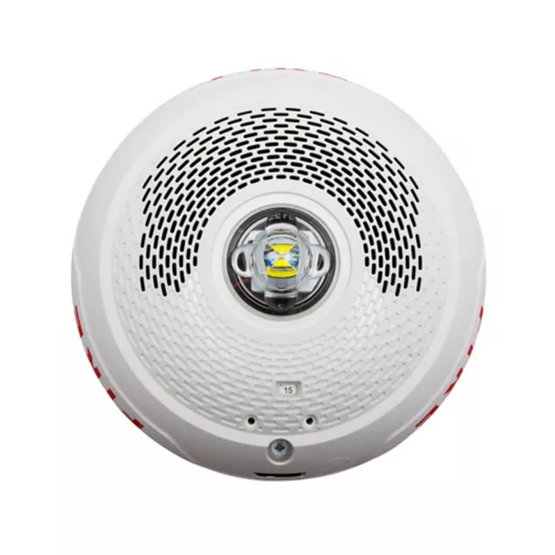 SPSCWLED-BP10 SYSTEM SENSOR SPEAKER STROBE LED WHITE CEILING BULK PACK ...