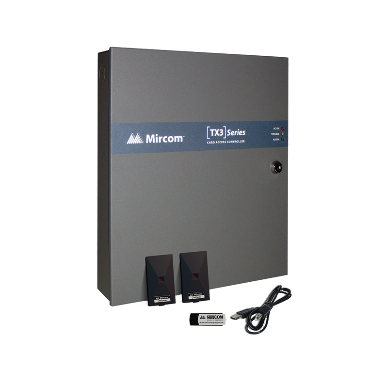 MIRCOM TX3-CX-2K-A Two Door Access Control System Kit — Nova Star Supply