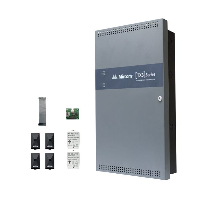 MIRCOM TX3-CX-4K-A Four Door Controller Kit With Ip Module Four Proxim ...