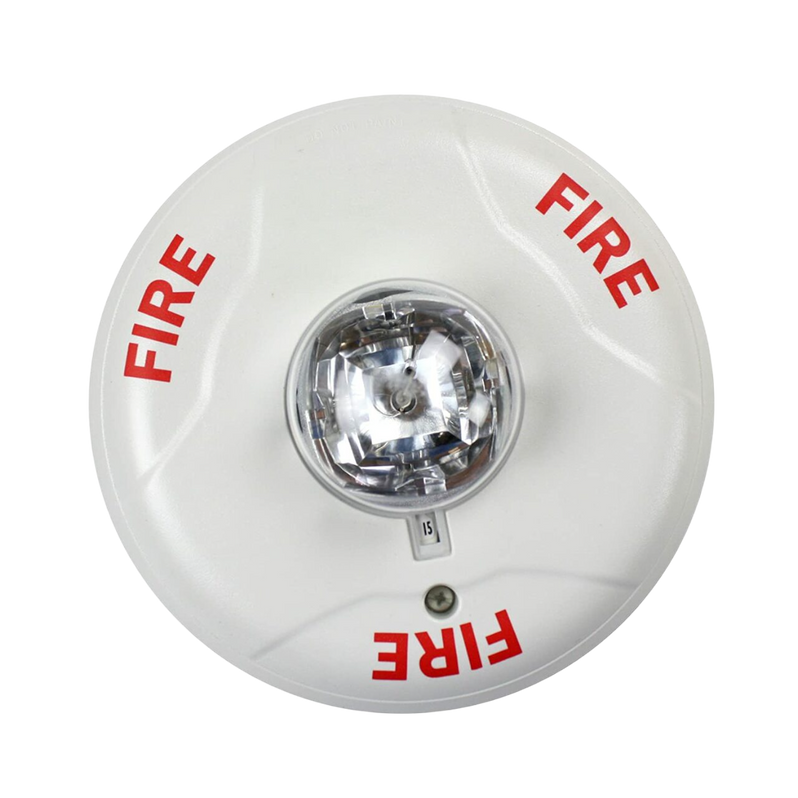 SCWK SYSTEM SENSOR White 12/24 Volt Multi-Candela Outdoor Strobe inclu ...