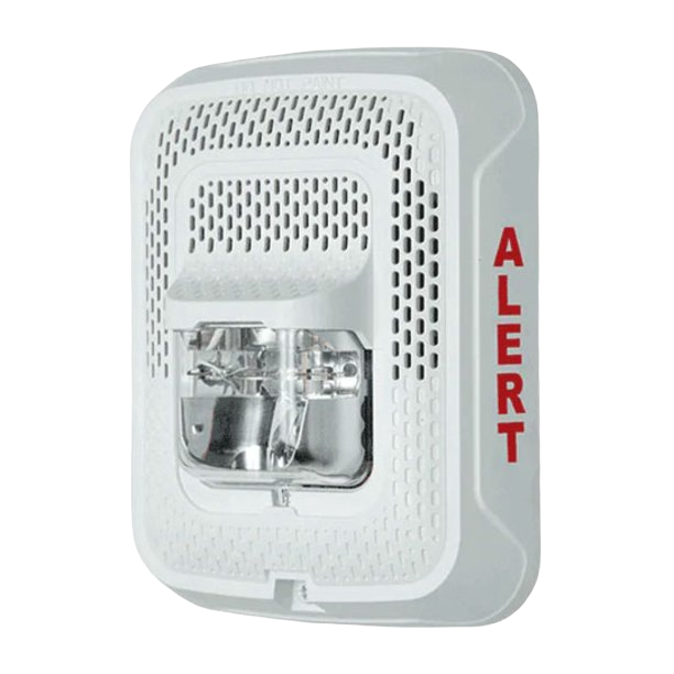 SPSWL-CLR-ALERT SYSTEM SENSOR White Wall Mount Speaker Strobe — Nova ...