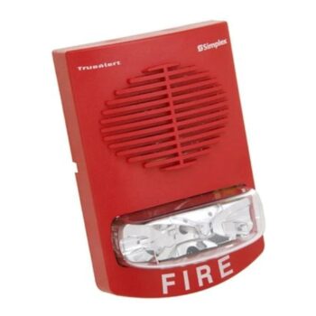 Simplex 4903-9359 S/V White with red “FIRE” lettering Wall Mount 15cd ...