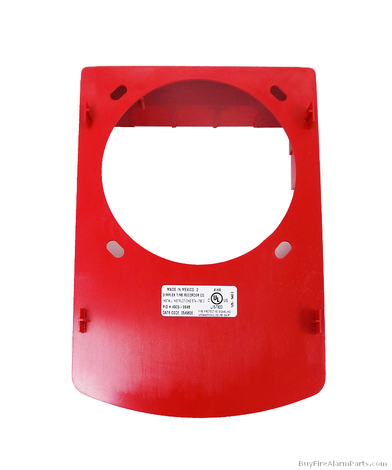 Simplex 4905-9988 Horn Speaker Cover Red “FIRE” Lettering — Nova Star ...