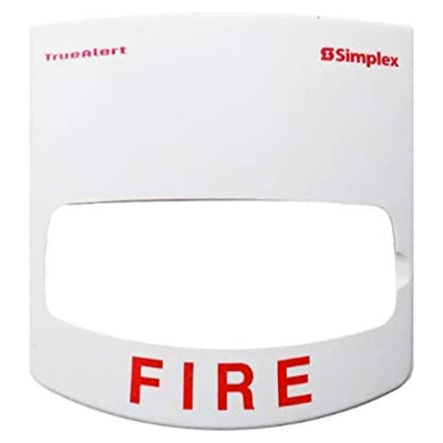 Simplex 4905-9994 Horn Visible Cover Red with white “FIRE” lettering ...