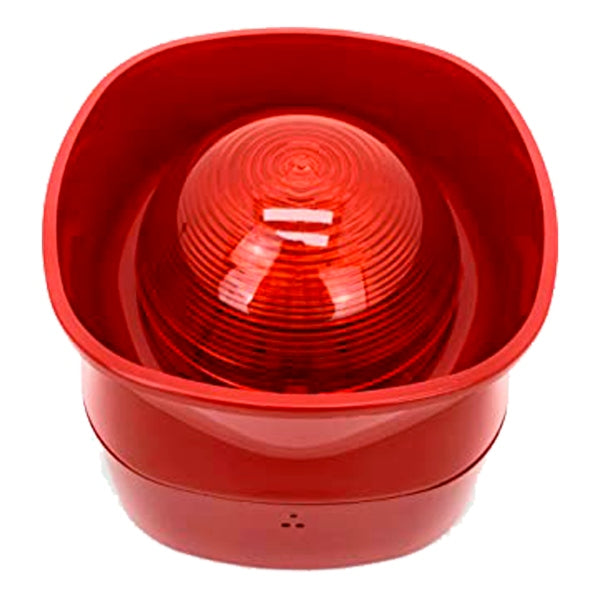 Simplex 4906-9101 Multi-Candela Strobe Wall Mount Red “FIRE” Lettering ...