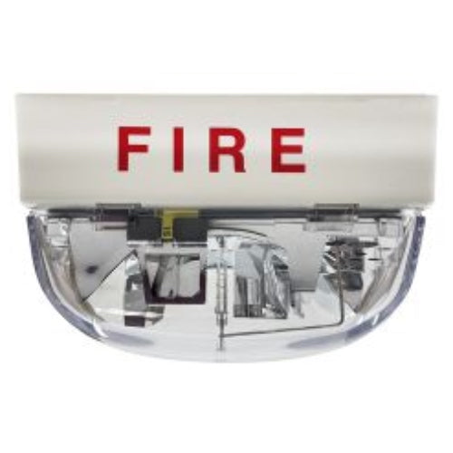 Simplex 4906-9105 Strobe (VO) Red Housing White “FIRE” Lettering — Nova ...