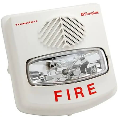 Simplex 4906-9133 Chime-Strobe Wall Mount Red — Nova Star Supply