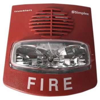 Simplex 4906-9140 Horn-Strobe Hi-Cd AV Nonaddress Red Ceiling — Nova ...