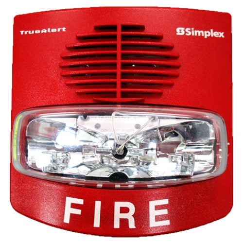 Simplex 49AV-WRFO Weatherproof Addressable Horn Strobe Red — Nova Star ...