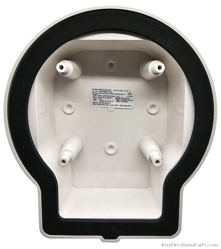 Simplex 49WPBB-SVWR Weatherproof Back Box S/V Wall Mount Red — Nova ...