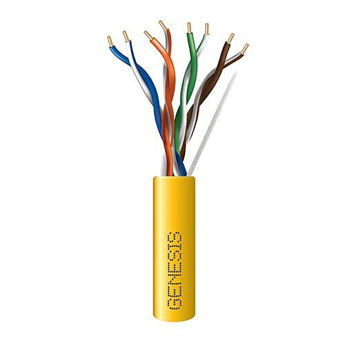 Genesis 4-Pair Category 6 Plenum 4-Pair Category 6 Plenum, Yellow, 100 ...
