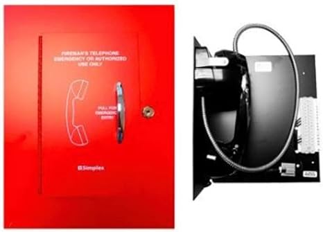 Simplex 2084-9003 Firefighter Phone Assembly Locked Door Flush Mountin ...