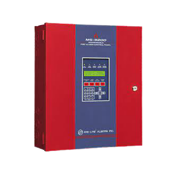 FIRE-LITE MS-2-L8 Fire Alarm Control Panel 2-Zone Class B 24Vdc One Cl ...