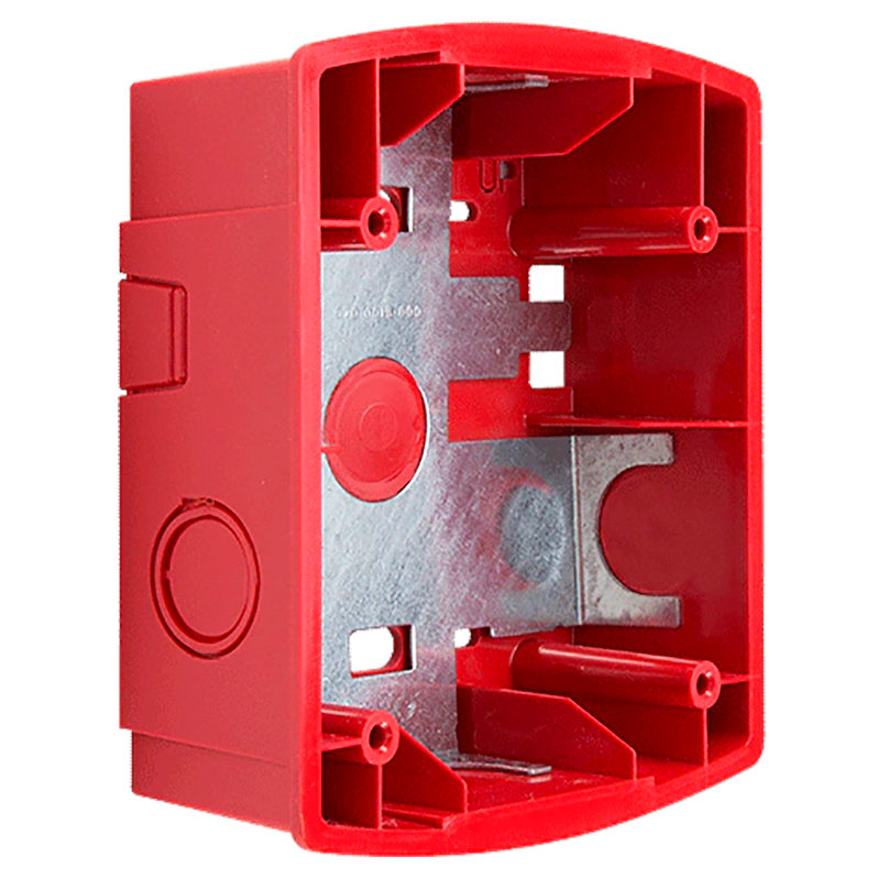 SBB R WHEELOCK Surface Backbox Red — Nova Star Supply