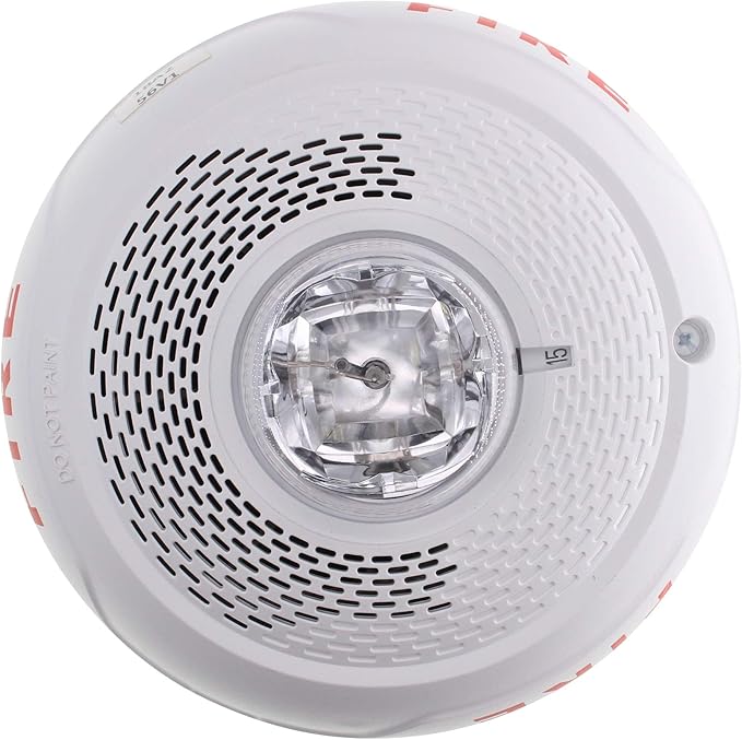 SPSCWLED SYSTEM SENSOR L-Series Indoor Speaker Ceiling-Mounted LED Str ...