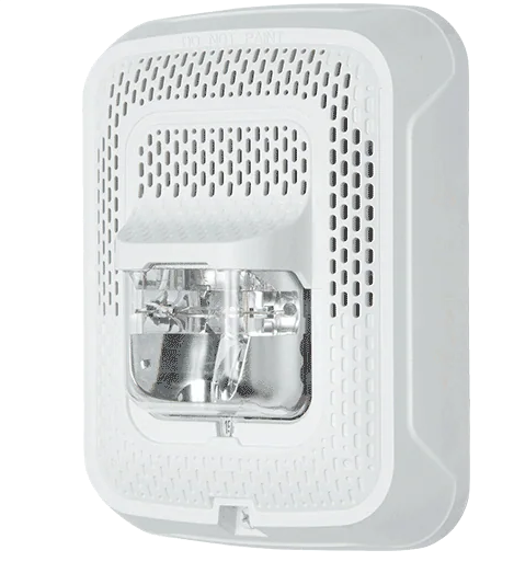 SPSWL-BP10 SYSTEM SENSOR White Wall Multi-Candela Speaker Strobe — Nova ...