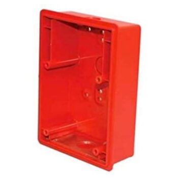 E50SB-R WHEELOCK Red Surface Back Box for E50 — Nova Star Supply