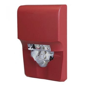 EG1VRN KIDDE COMMERCIAL Compact Wall Strobe 15-75cd Red No Marking ...