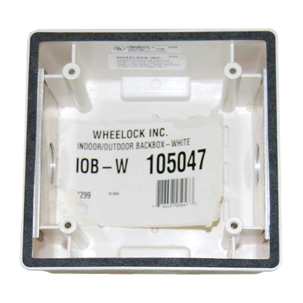 IOB-W WHEELOCK White In/Out Surface Back Box — Nova Star Supply