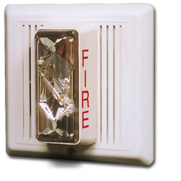 Kidde Commercial INT-8ATW 110 cd Temporal Horn/Strobe - 24 Vdc, White ...