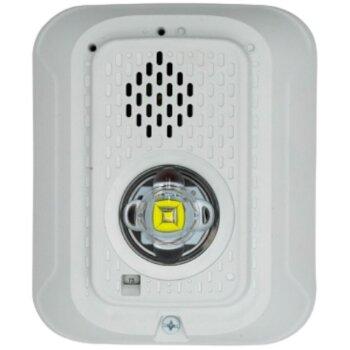 P2WLED-P SYSTEM SENSOR Horn/Strobe (LED) Wall Mount Clear Lens/White C ...