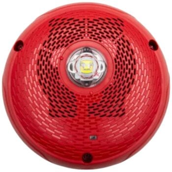 SPSCRLED SYSTEM SENSOR Speaker Strobe LED Red Ceiling — Nova Star Supply