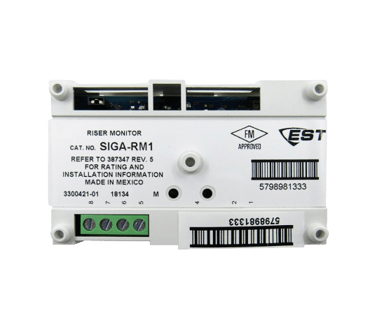 Edwards EST SIGA-RM1 Riser Monitor Module (Standard Mount) – UL/ULC Li ...