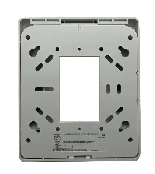 Edwards EST G1TW Genesis White Trim Plate — Nova Star Supply