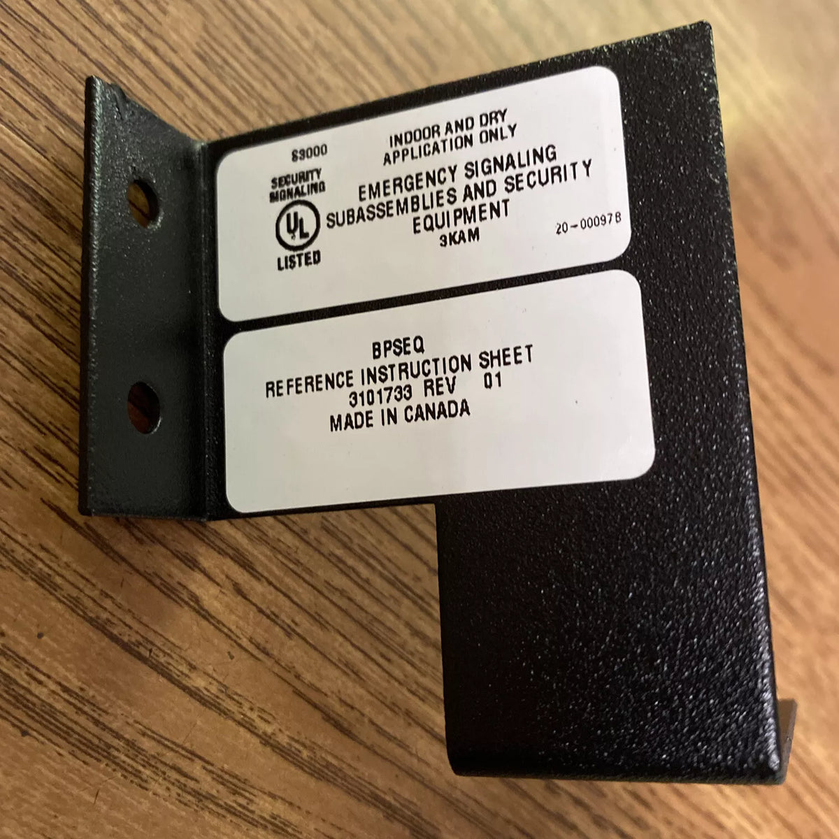 Edwards BPSEQ Seismic kit for BPS6A or BPS10 Booster Power Supplies ...