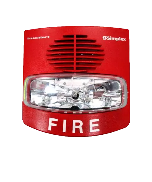Simplex 49AO-WWF TrueAlert ES Addressable Electronic White FIRE Wording ...
